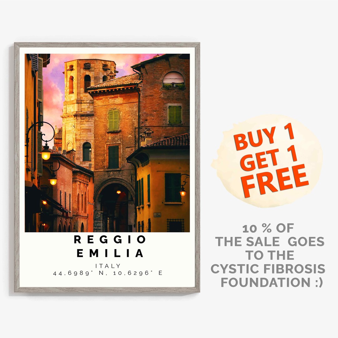 Reggio Emilia Poster Colorful Print Reggio Emilia Wall Art - Etsy