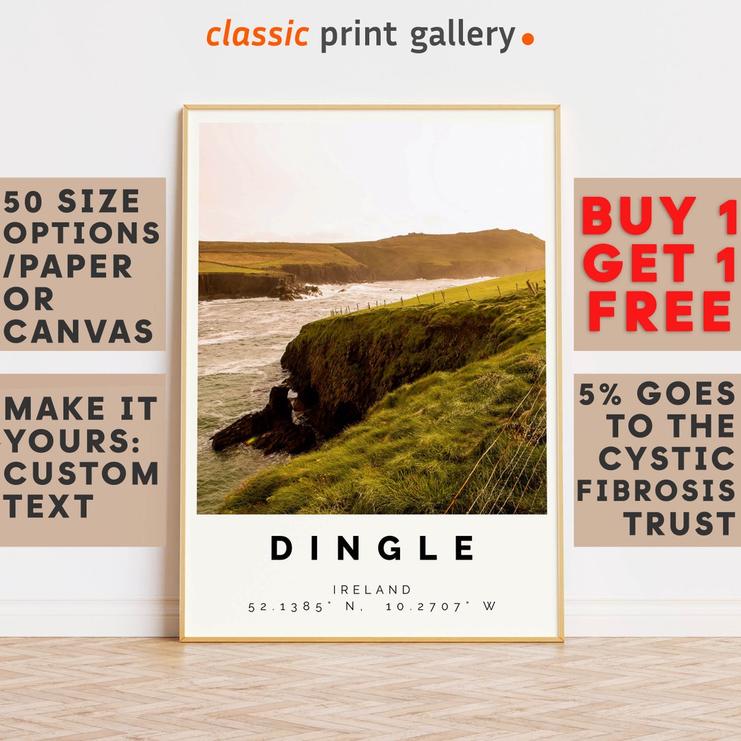 Dingle Poster Colorful Print, Dingle Wall Art, Dingle Photo Decor ...