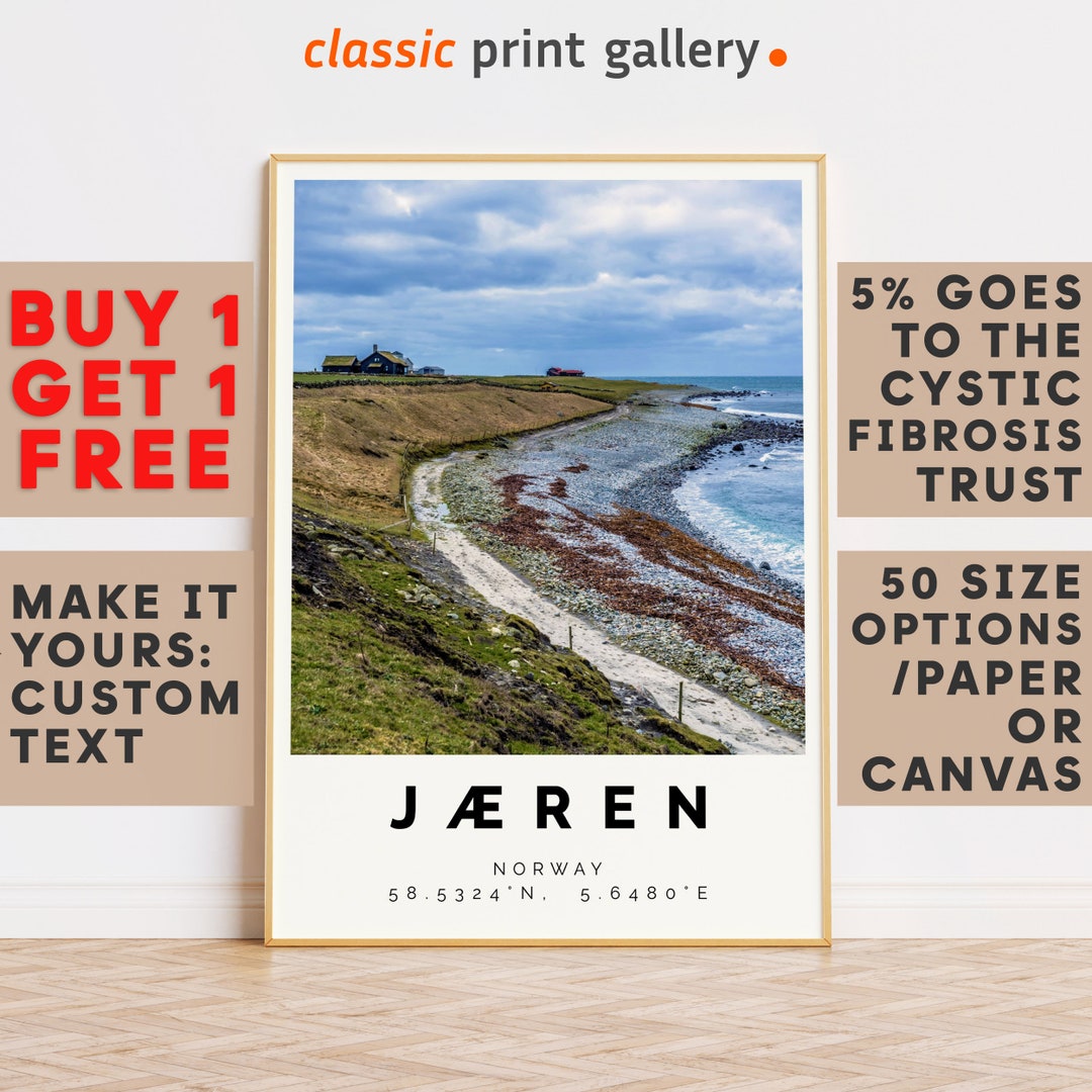 Surf Wall Art,jæren Print,jæren Wall Art,jæren Colorful Poster,beach ...