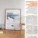 Verbier Print, Verbier Wall Art, Verbier Color Poster With Text ...