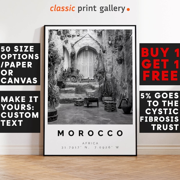 Morocco Poster - Etsy