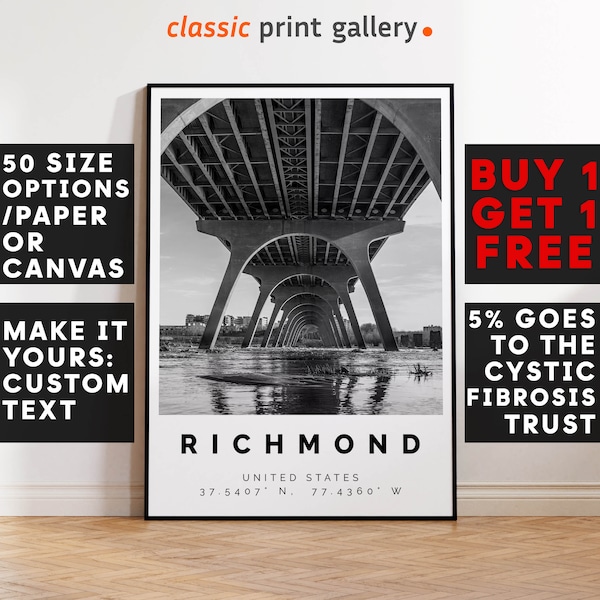 Richmond Poster - Etsy