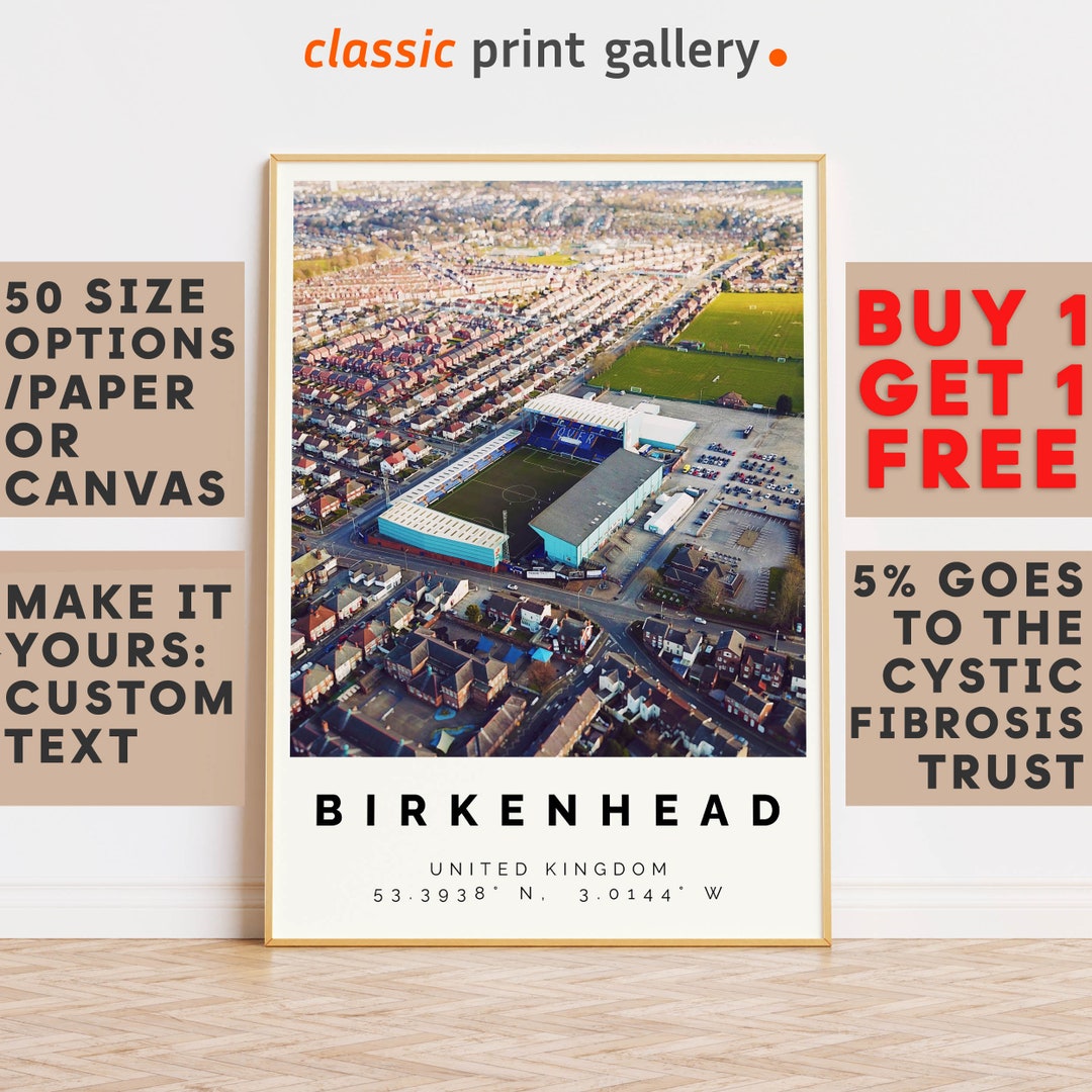 Birkenhead Poster Colorful Print, Birkenhead Wall Art, Birkenhead Photo ...