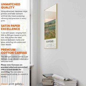 Kansas Poster Colorful Print, Kansas Wall Art, Kansas Photo Decor ...