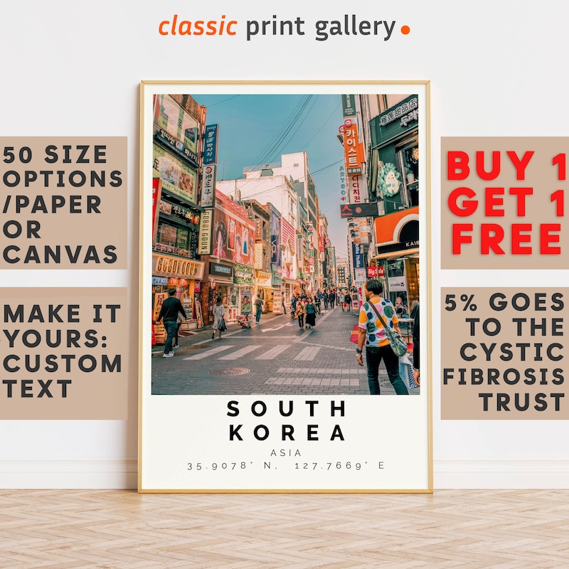 Korean Poster - Etsy