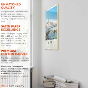 Bari Poster Colorful Print, Bari Wall Art, Bari Photo Decor, Bari Gift ...