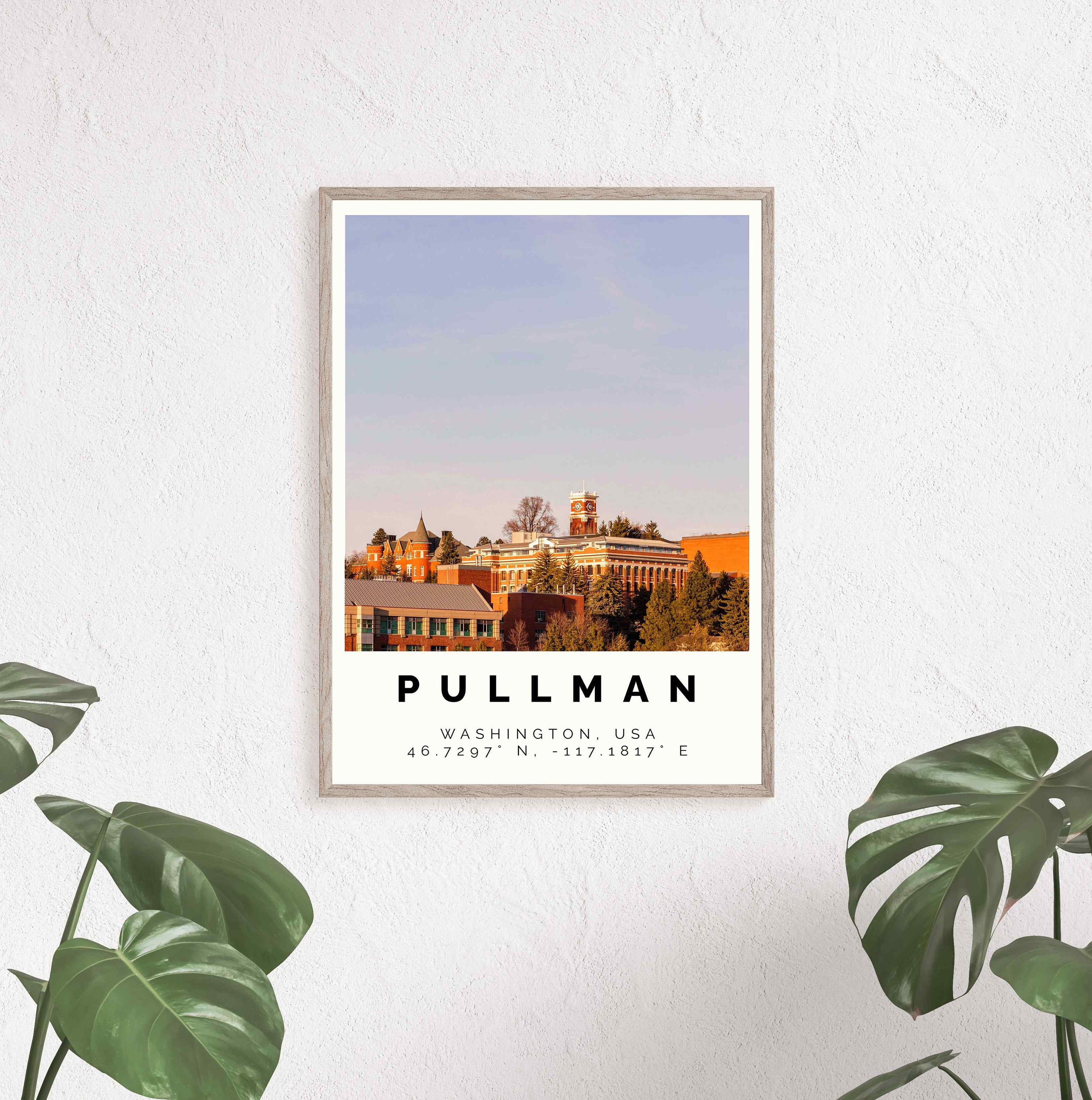 Pullman Poster Colorful Print Pullman Wall Art Pullman Photo - Etsy