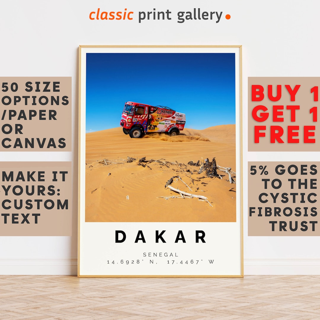 Dakar Poster Colorful Print, Dakar Wall Art, Dakar Photo Decor, Dakar ...