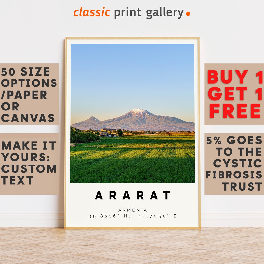 Ararat Poster Colorful Print, Ararat Wall Art, Ararat Photo Decor ...