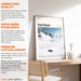 Verbier Print, Verbier Wall Art, Verbier Color Poster With Text ...