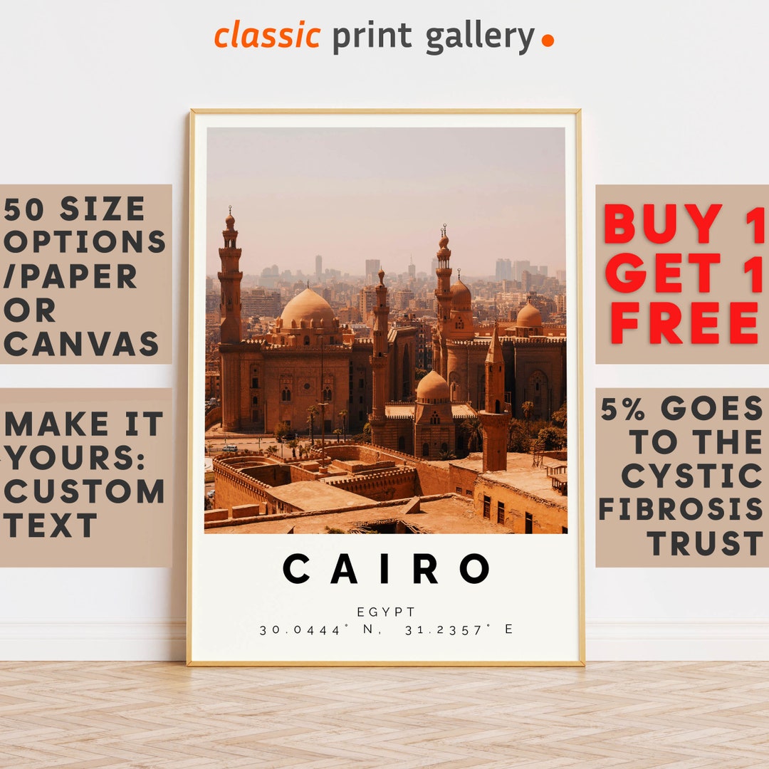 Cairo Poster Colorful Print, Cairo Wall Art, Cairo Photo Decor, Cairo ...