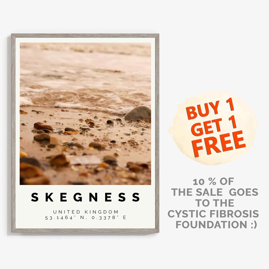 Skegness Poster Colorful Print Skegness Wall Art Skegness - Etsy