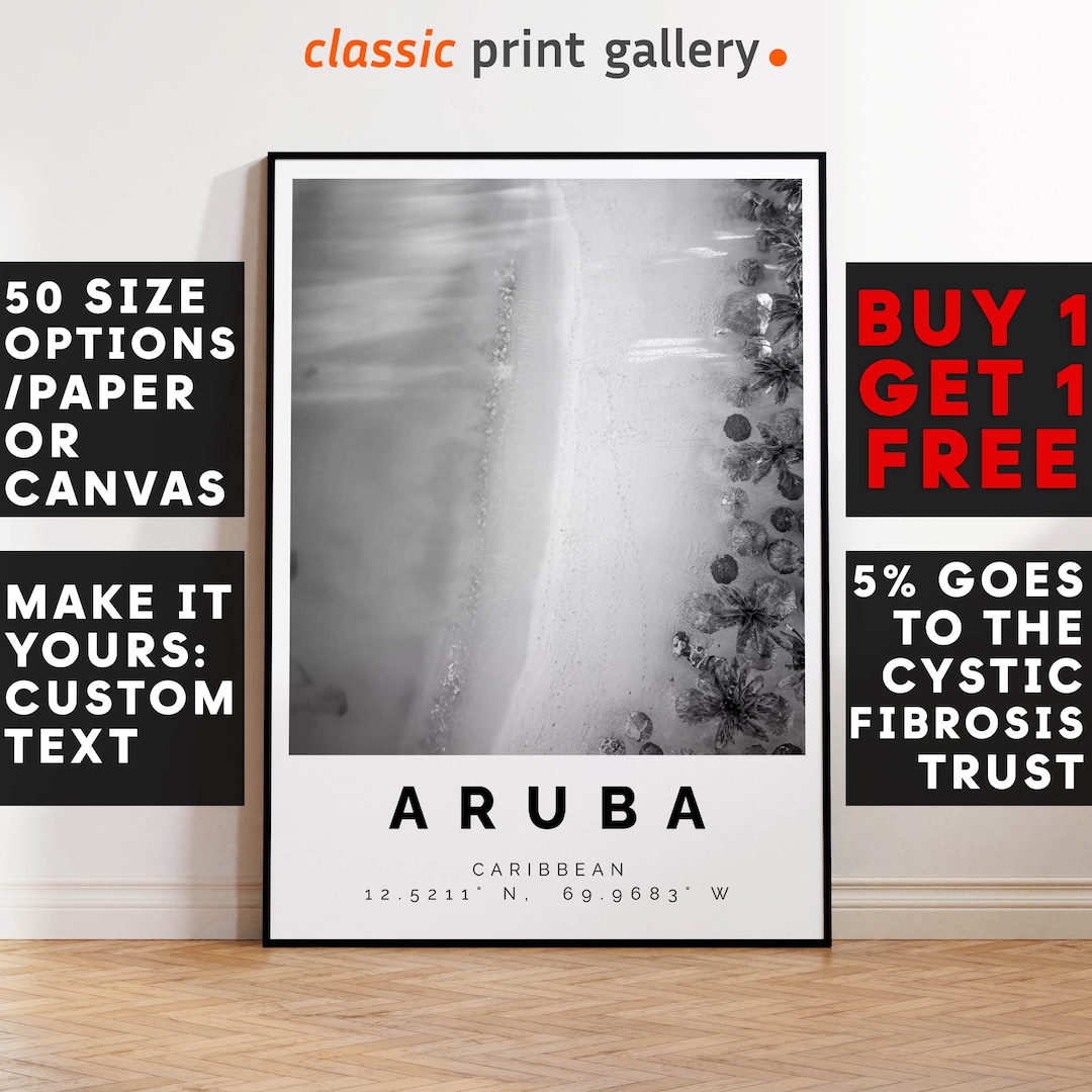 Aruba Poster,aruba Print,aruba Photo,aruba Travel,travel Gift, Beach ...