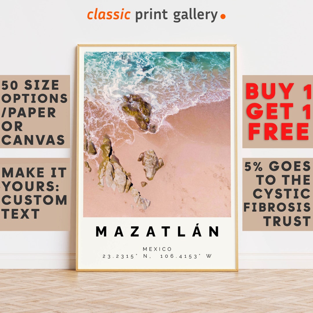 Mazatlan Poster Colorful Print, Mazatlan Wall Art, Mazatlan Photo Decor ...