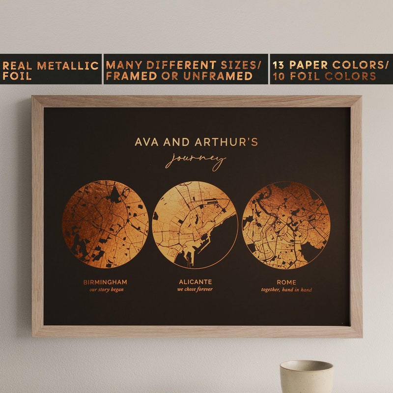 Personalised Map - Etsy