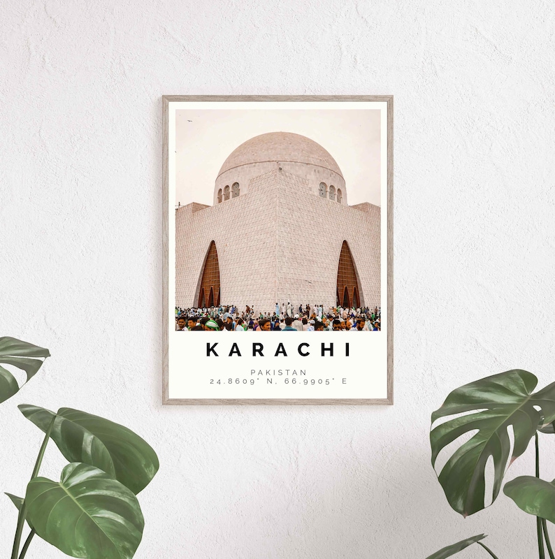 Karachi Poster Colorful Print Karachi Wall Art Karachi Photo - Etsy
