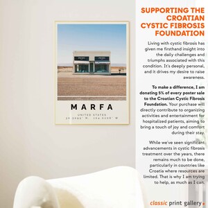 Marfa Poster Colorful Print, Marfa Wall Art, Marfa Photo Decor, Marfa ...