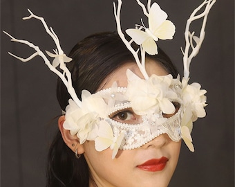 Tree Branch Masquerade Mask - Etsy