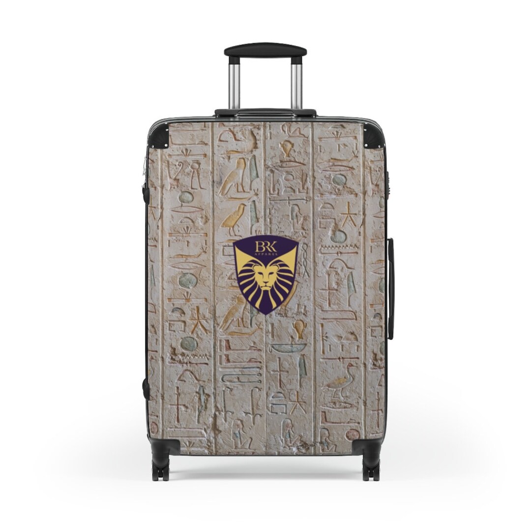 Kemetic Metu Neter Suitcases (ancient Egyptian Hieroglyphics) - Etsy