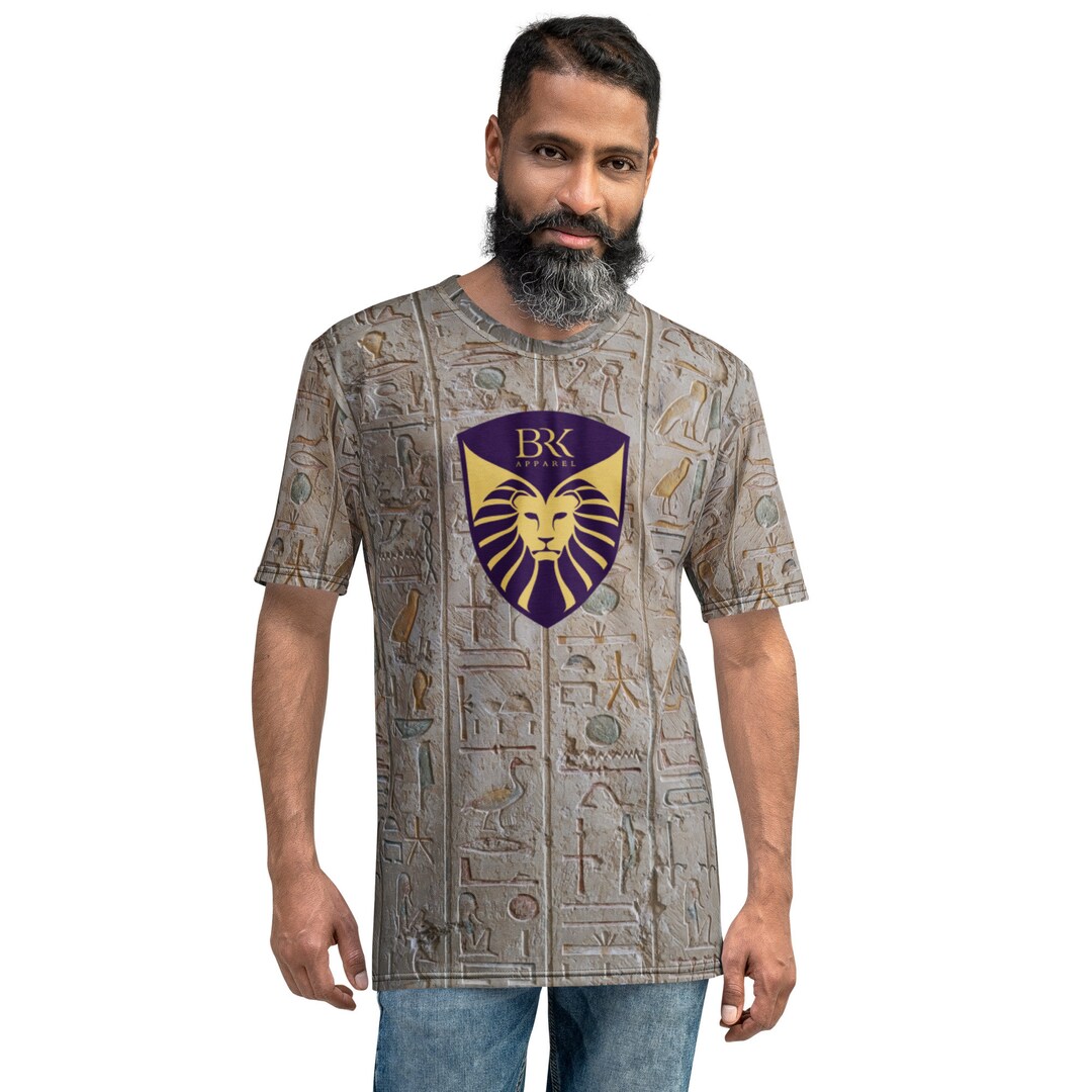 Egyptian Hieroglyphic (kemetic Metu Neter) Men's T-shirt From BRK ...
