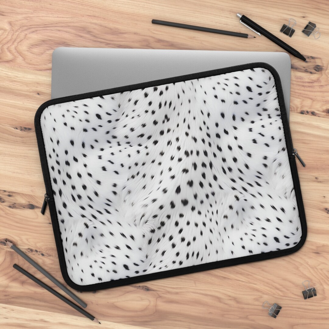 Snow Leopard Print Laptop Sleeve: Protect Your Device With Pan-african ...