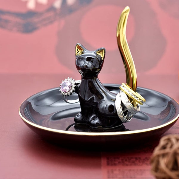 Cat Ring Holder - Etsy