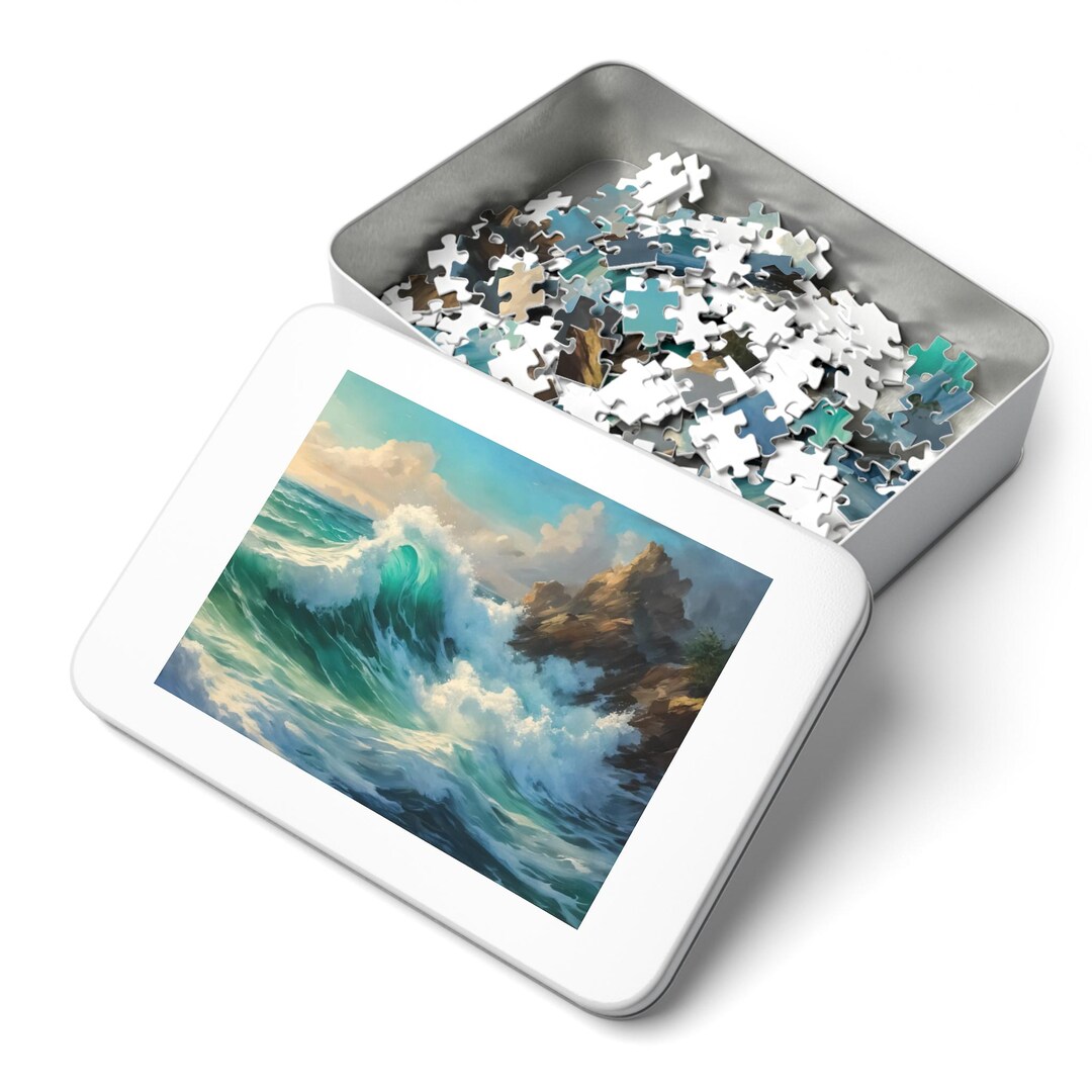 Customized Jigsaw Puzzle With Tin, 500-piece Family Game Night Activity ...
