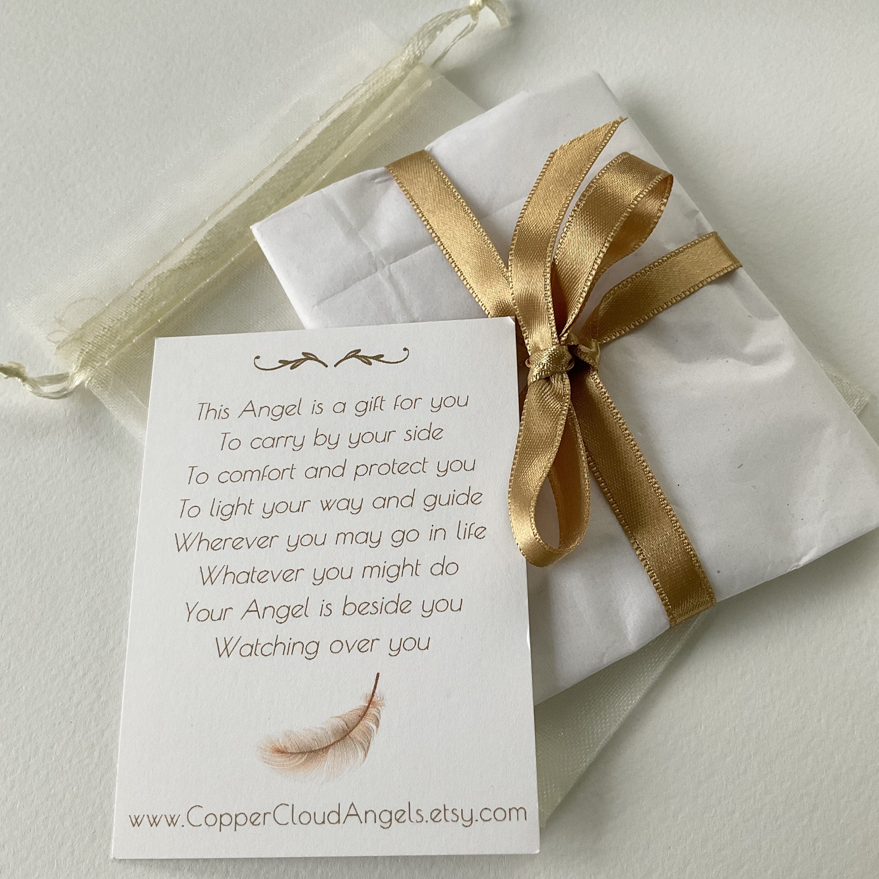 January Birthstone Crystal Angel Keychain, Garnet Colour Beaded Silver ...