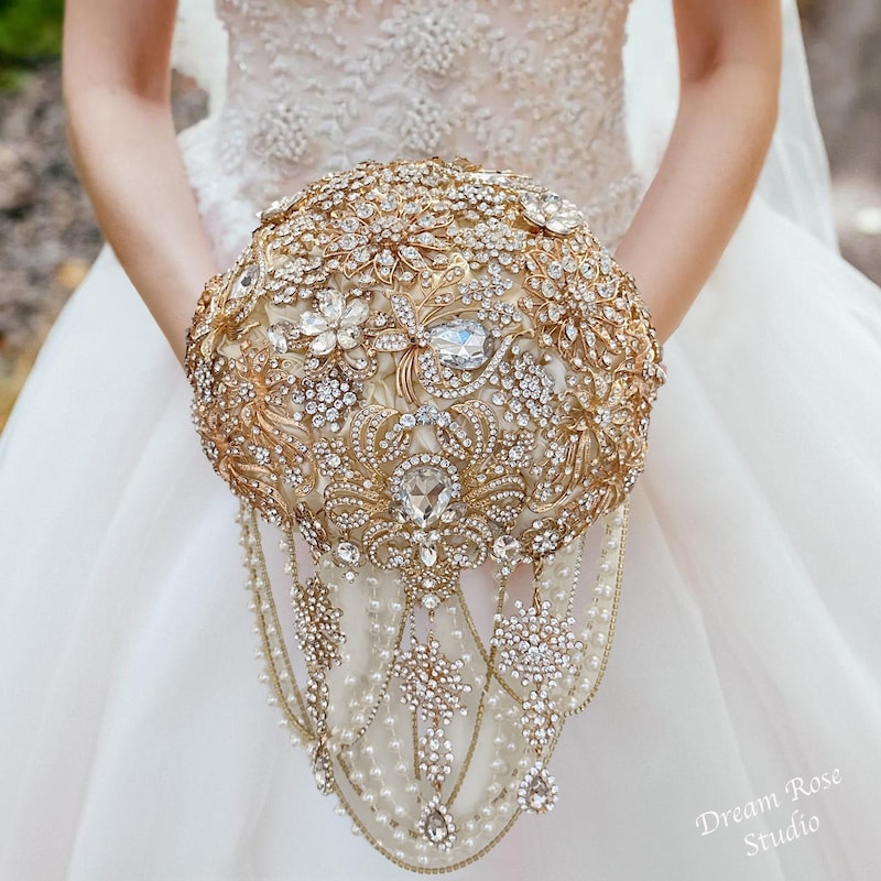 Broach Bouquet - Etsy