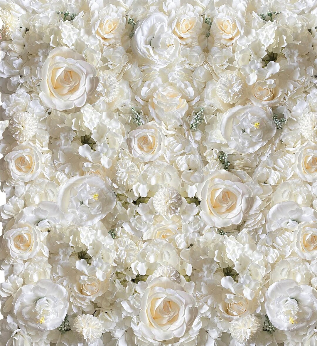 OPENING SALE 40% Off! off White Flower Wall Decor Ivory Photo Backdrop ...