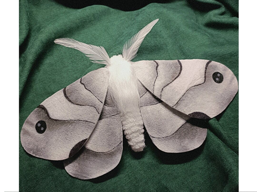 Little Moth Plush Moth Toy, Handmade Realistic Unique Stuffed Animal ...