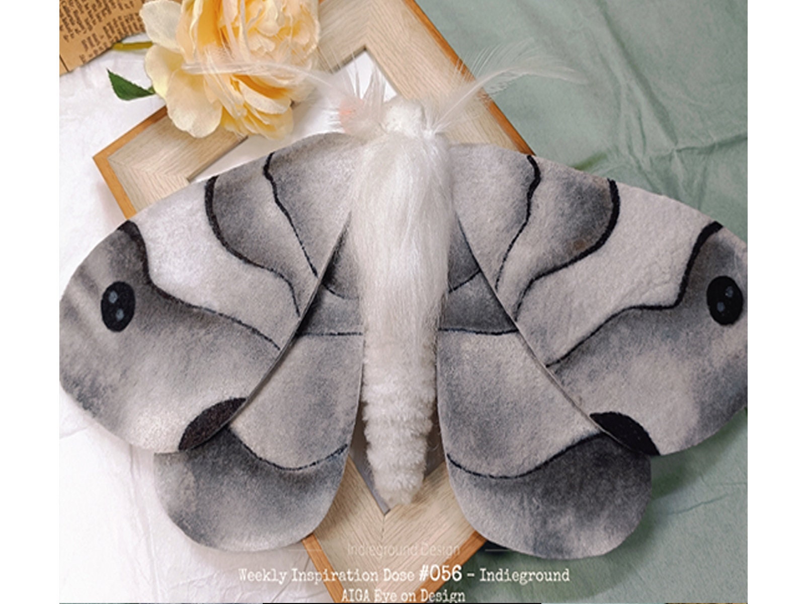 Little Moth Plush Moth Toy, Handmade Realistic Unique Stuffed Animal ...