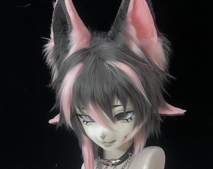 Kigurumi Furry Head, Cute Furry Mask Head, Fur Cos, New Fur Suit Head ...