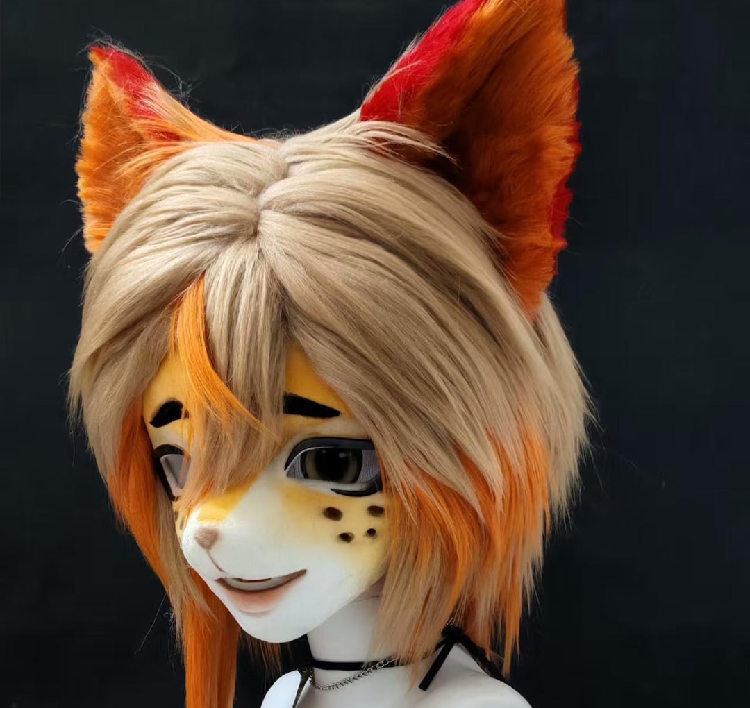 Kigurumi Fur Head, Cute Furry Mask Head, Furi Cos, New Fur Suit Head ...