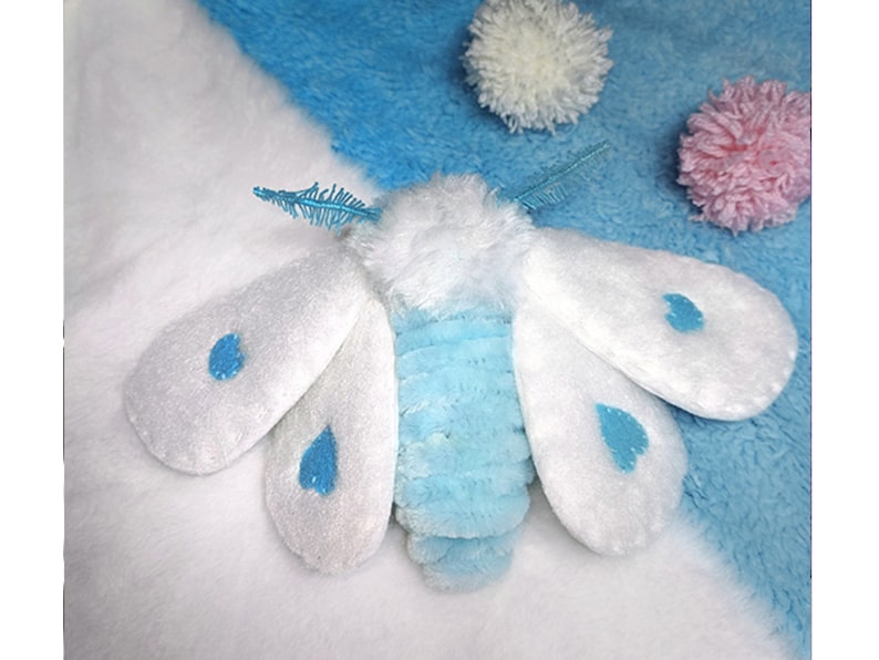 Handmade Realistic Little Moth Plush Moth Toy Unique Stuffed - Etsy