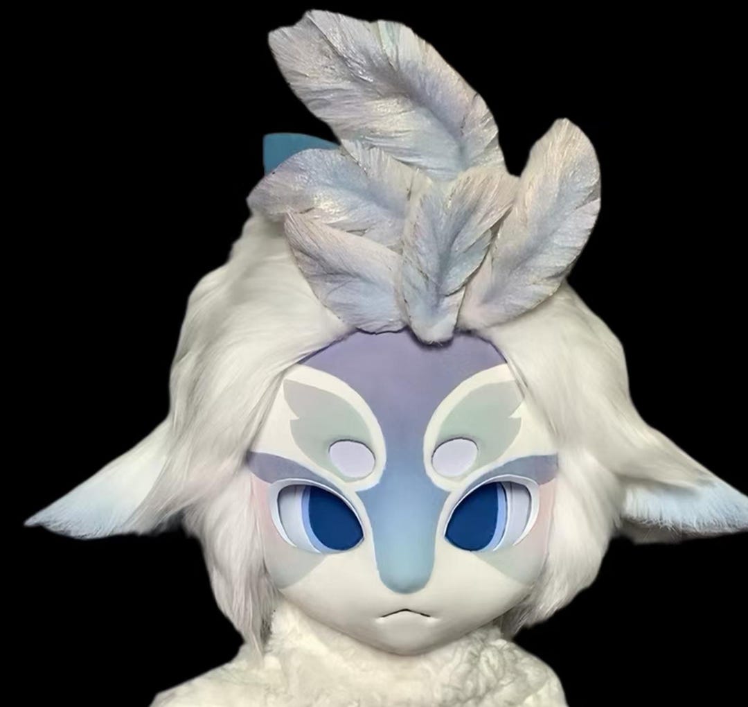 Kigurumi Fur Head, Cute Furry Mask Head, Fursuit Cos, New Furry Suit ...
