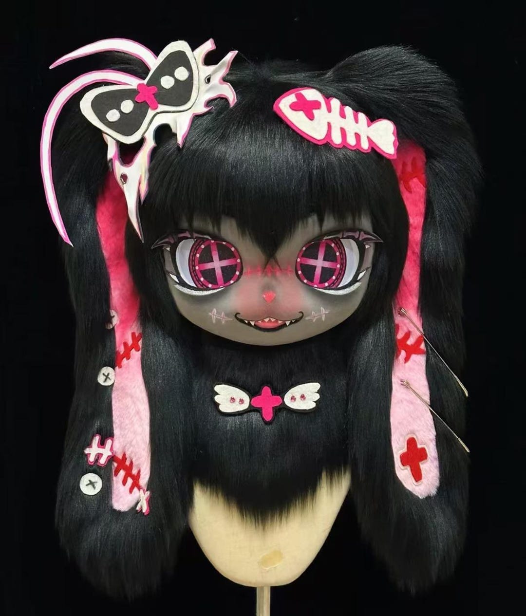 Kigurumi Fur Head, Cute Furry Mask Head, Fursuit Cos, New Furry Suit ...