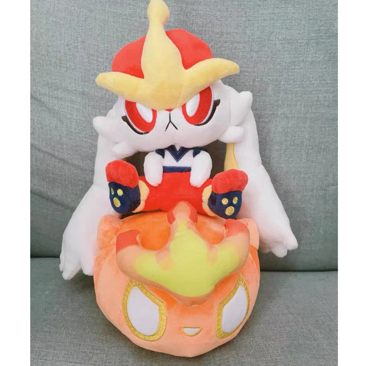 Pokemon Cinderace / Gigantamax Cinderace Plush Anime Soft - Etsy UK