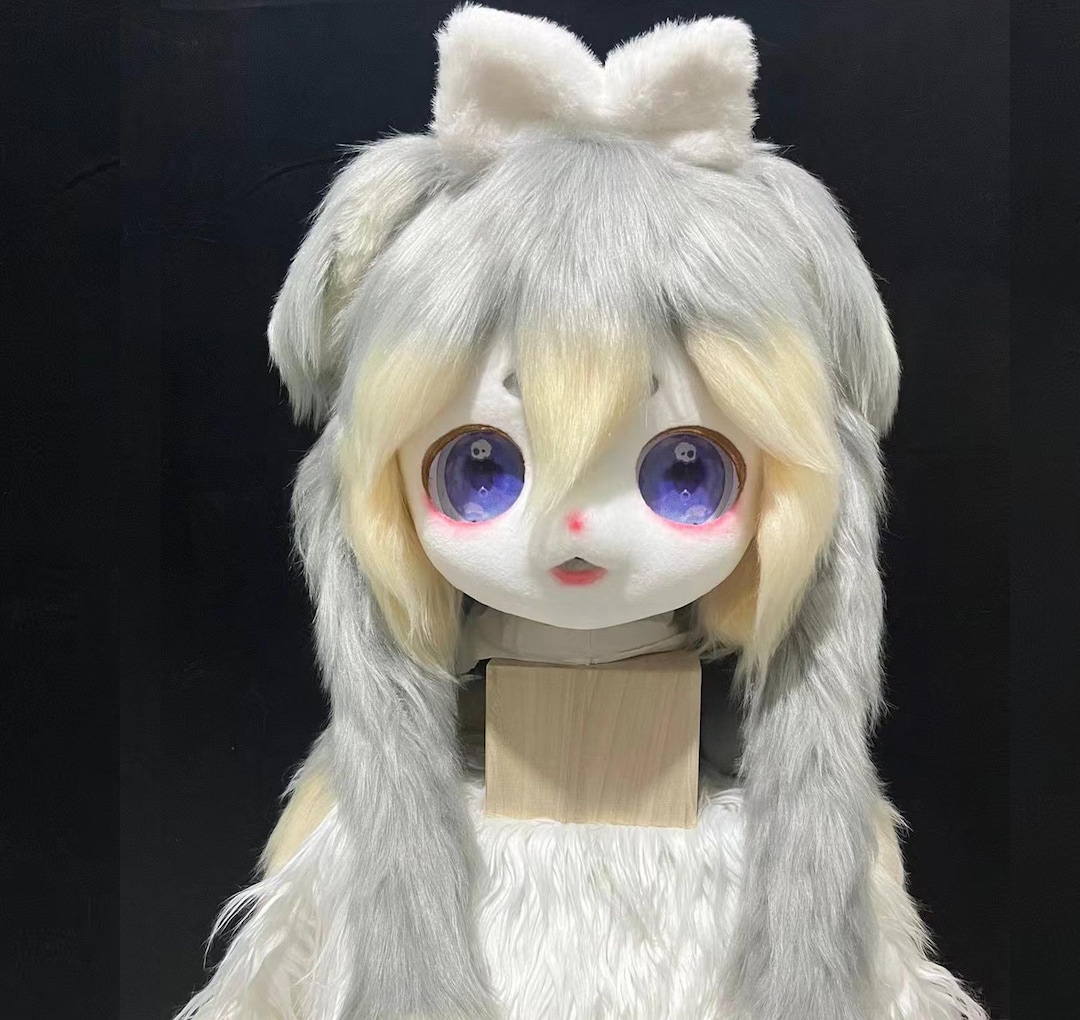 Kigurumi Fur Head, Cute Furry Mask Head, Furi Cos, New Fur Suit Head ...