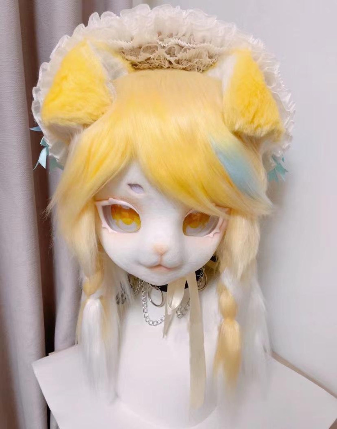 Kigurumi Furry Head, Cute Furry Mask Head, Fur Cos, New Fur Suit Head ...