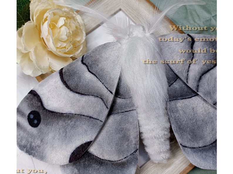 Little Moth Plush Moth Toy, Handmade Realistic Unique Stuffed Animal ...