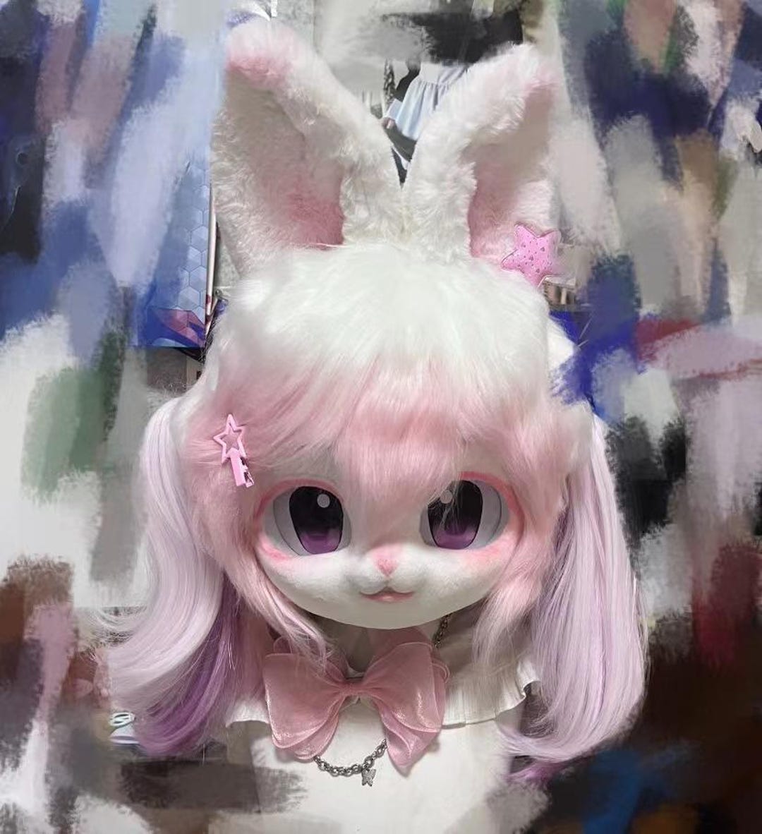 Kigurumi Furry Head, Cute Furry Mask Head, Fur Cos, New Fur Suit Head ...