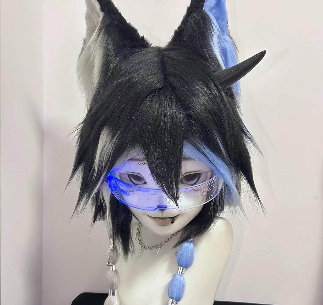 Kigurumi Fur Head, Cute Furry Mask Head, Furi Cos, New Fur Suit Head ...