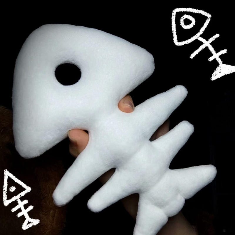 Skeleton Fish Prop - Etsy UK