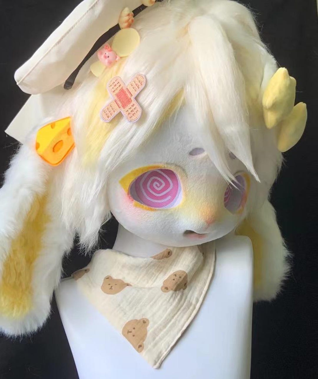 Kigurumi Furry Head, Cute Furry Mask Head, Fur Cos, New Fur Suit Head ...