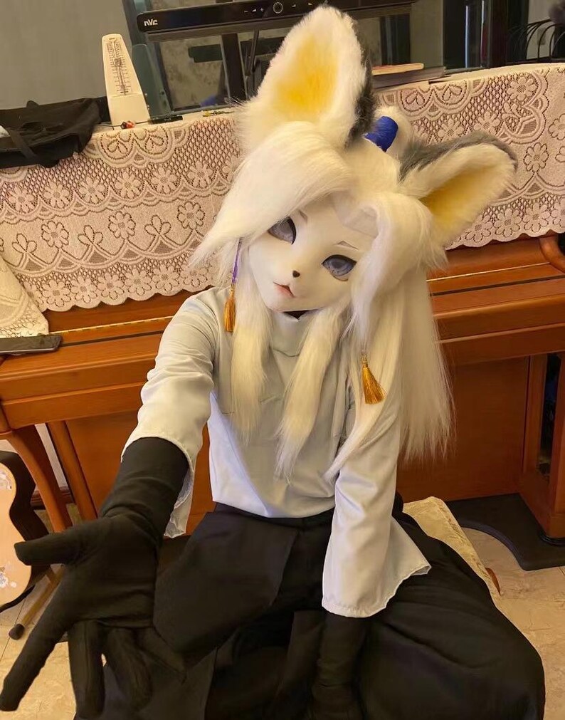 Kigurumi Furry Head, Cute Furry Mask Head, Fur Cos, New Fur Suit Head ...