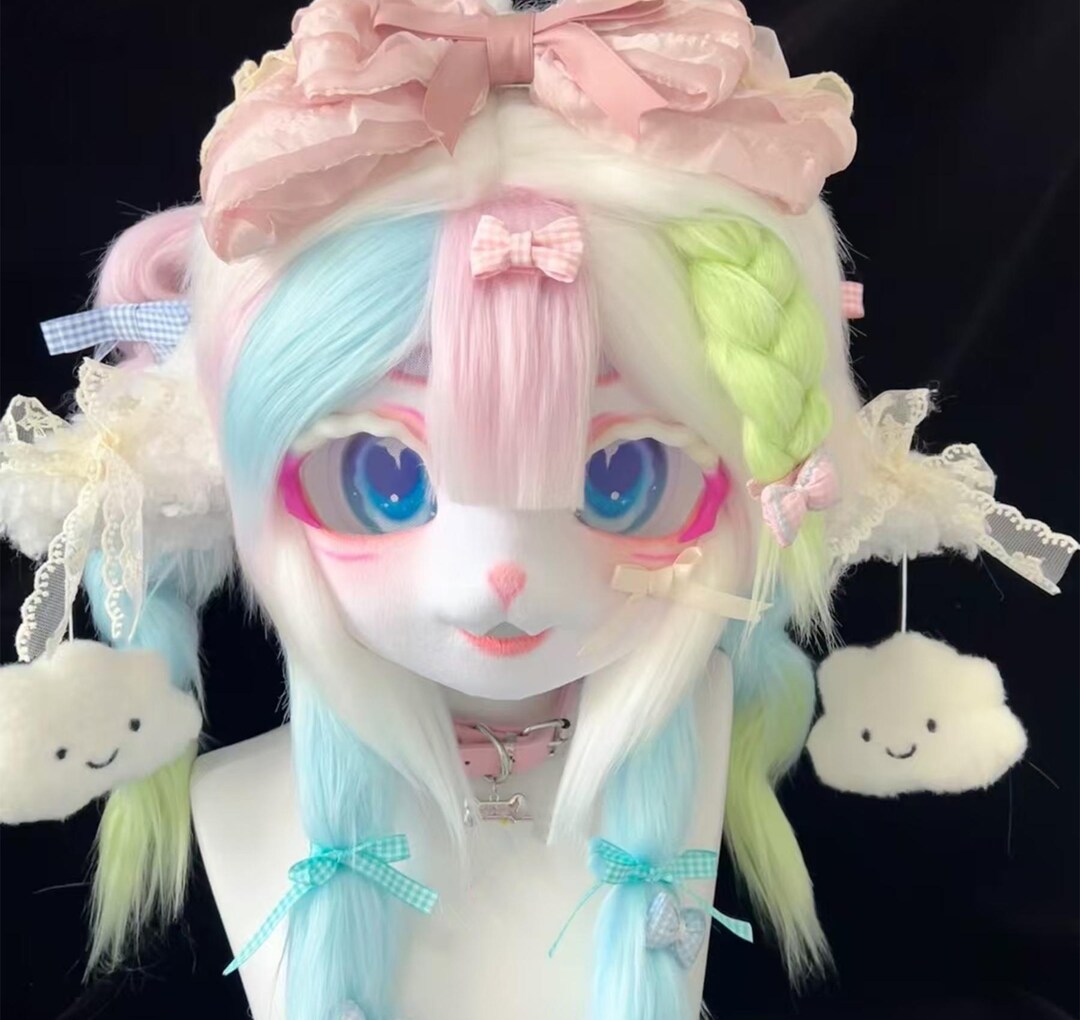 Kigurumi Fur Head, Cute Furry Mask Head, Furi Cos, New Fur Suit Head ...