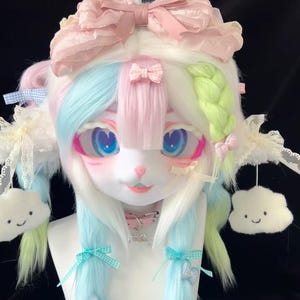 Kigurumi Fur Head, Cute Furry Mask Head, Furi Cos, New Fur Suit Head ...