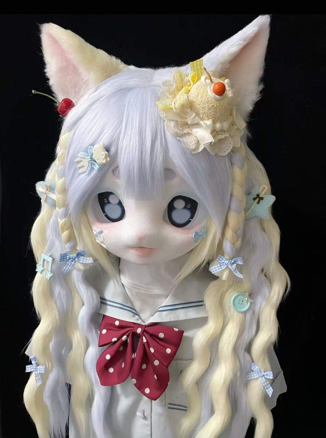 Fur Head, Cute Furry Mask Head, Furi Cos, New Fur Suit Head, Kig Kemono ...