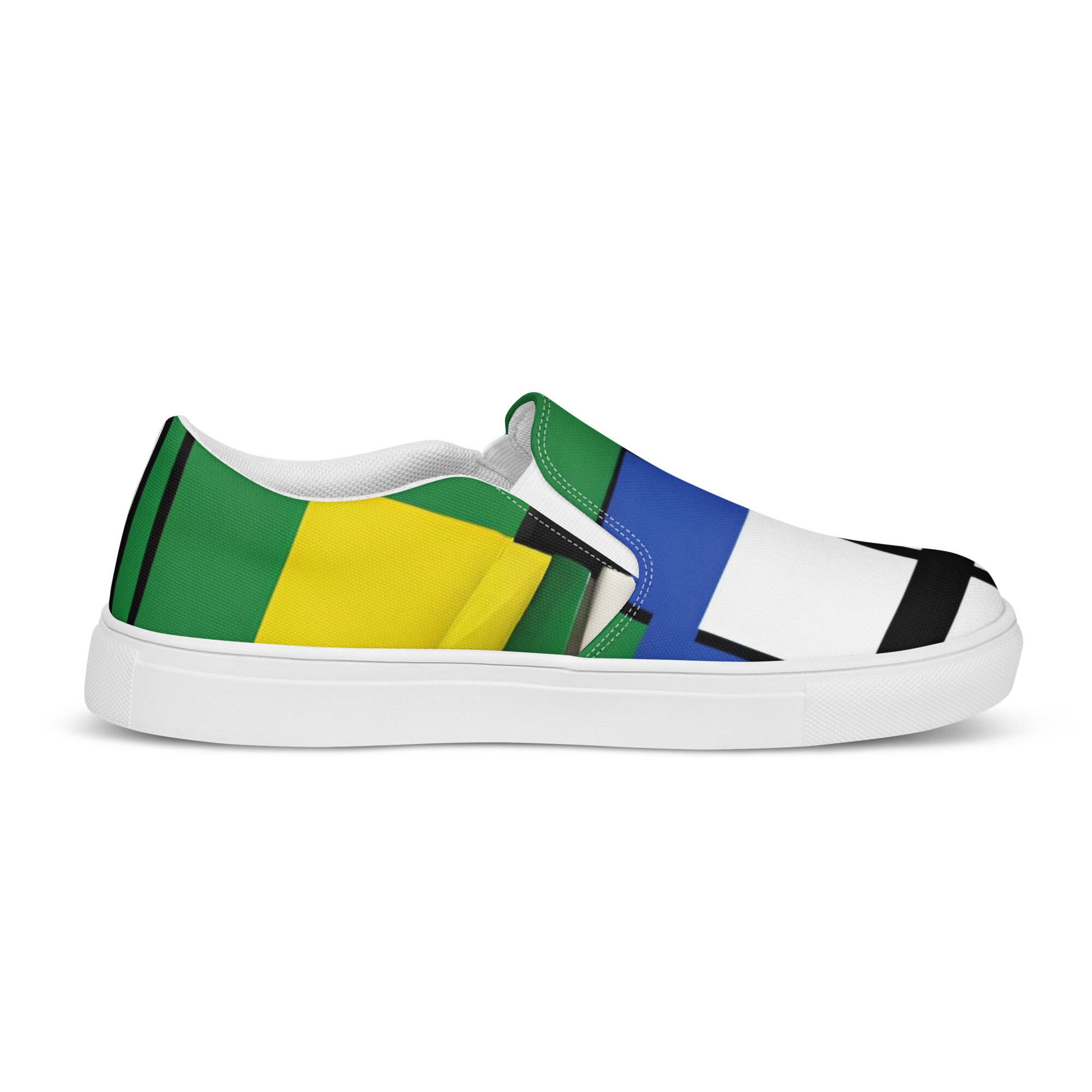 Piet Mondrian Shoes / Mondrian Womens Slip-on Canvas Shoes / Ai Design ...